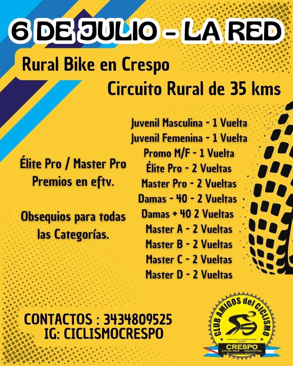 RURAL BIKE: CLÁSICA VUELTA AL FÉLIX | Turismo Crespo